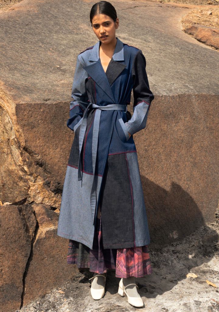 Amelia Denim Trench – NETE.IN