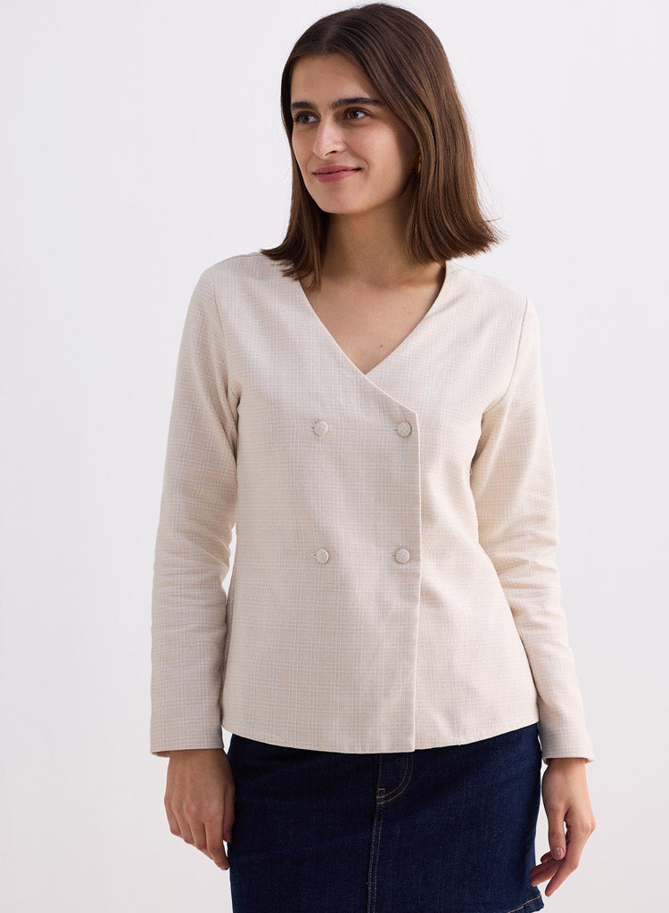 Fitted Tweed Jacket – NETE.IN