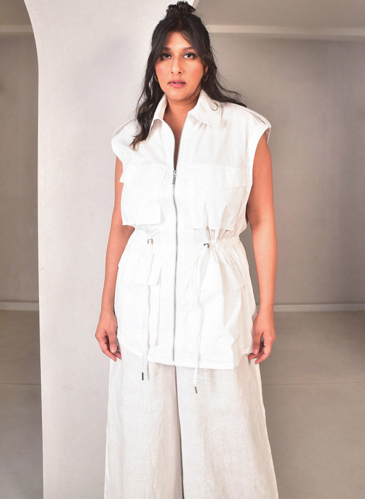 Isla Sleeveless Jacket – NETE.IN