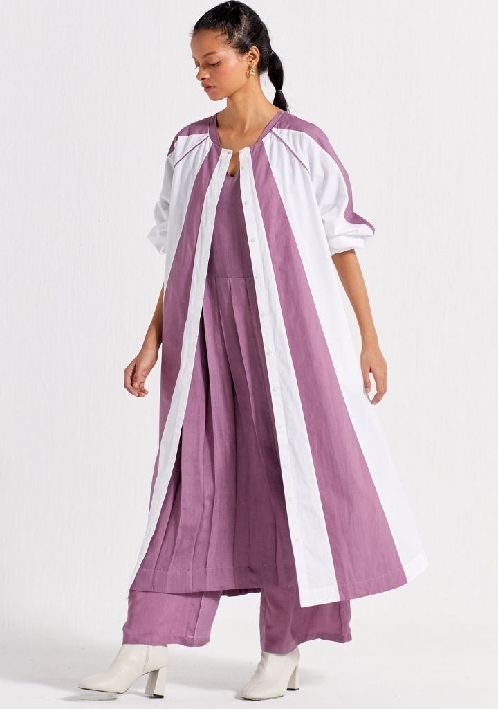 Panelled Jacket Set – NETE.IN