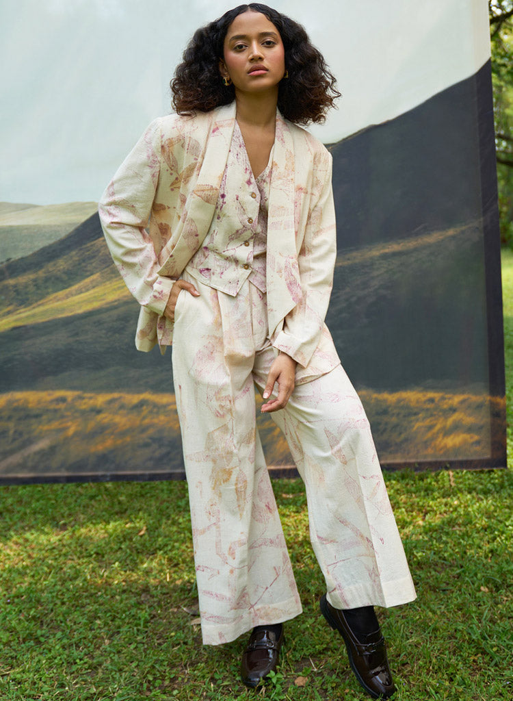 Foliage Blazer Set – NETE.IN