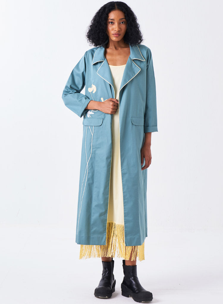 Poppy Appliqué Jacket Set – NETE.IN