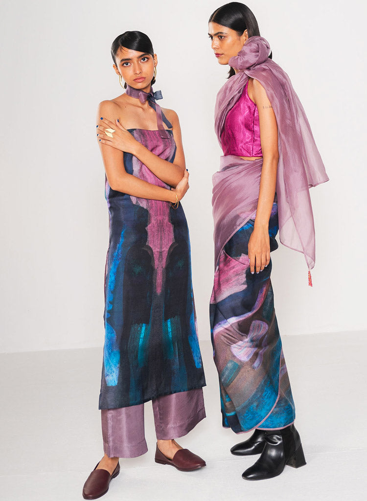 Prismatic Off Shoulder Set – NETE.IN