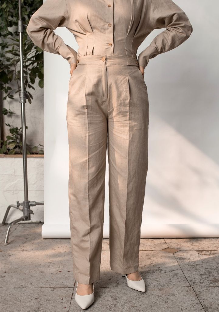 Tailored Pleated Pants – NETE.IN