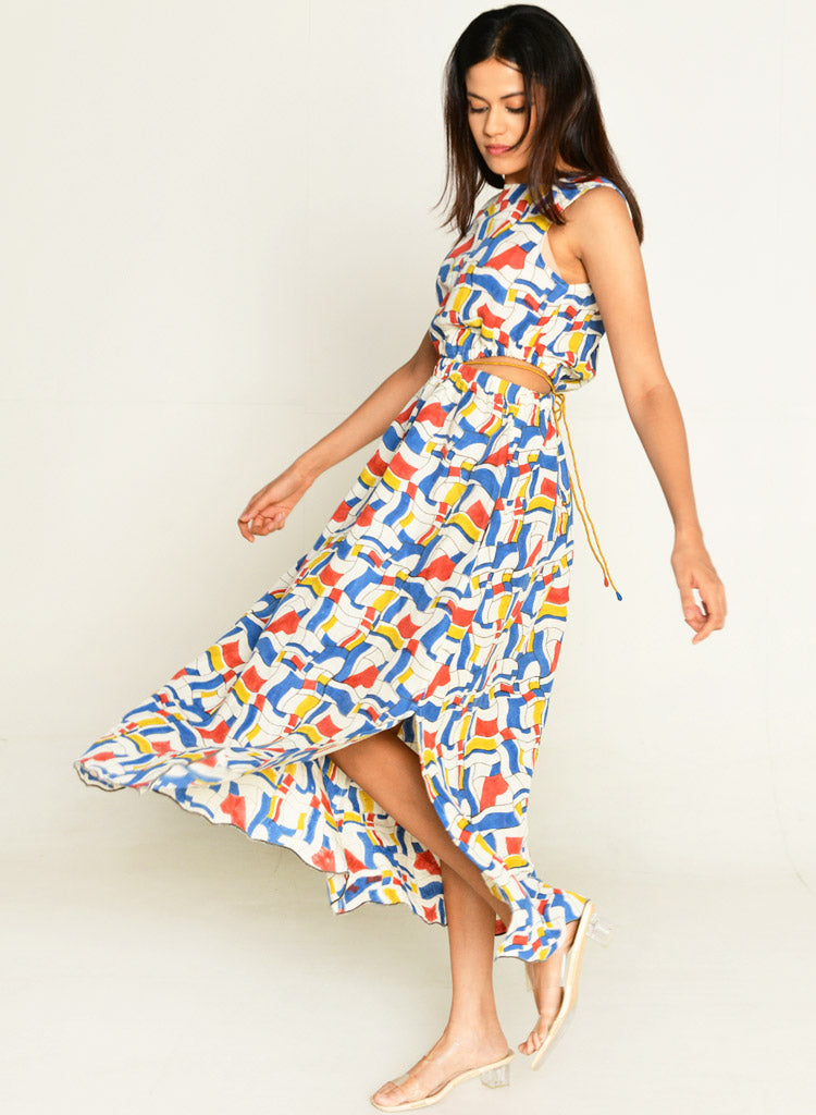 Escher Side Cut Dress – NETE.IN