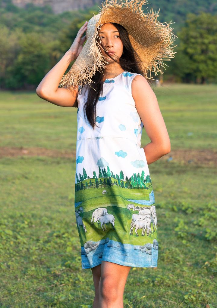 Shepherd Pocket Dress – NETE.IN