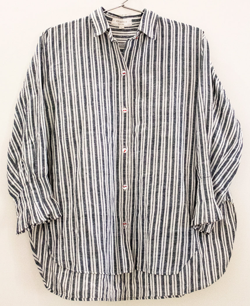 Ema Striped Shirt – NETE.IN